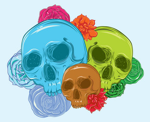 3 Skulls Vector Images (over 520)