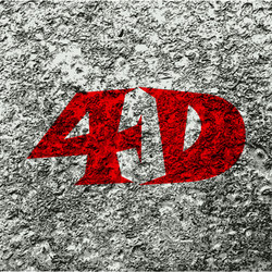 4d icon symbol flat modern web design with long Vector Image