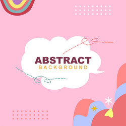 Hand draw child like love abstract background Vector Image