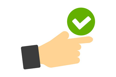 Check Mark Hand Vector Images (over 11,000)