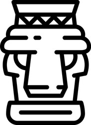 Emoji Aztec Outline Vector Images (53)