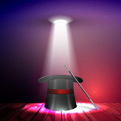 Background magic and sorcery evil and good Vector Image