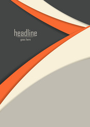 Modern cover template Royalty Free Vector Image