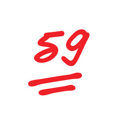 39 points test score thirty nine mark Royalty Free Vector