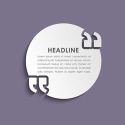 Quotes in quotation marks on stickers Royalty Free Vector