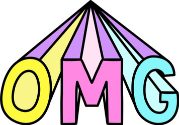 OMG Word Vector Images (over 1,200)