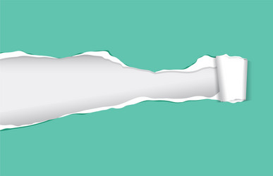 Background template design with ripping paper Vector Image