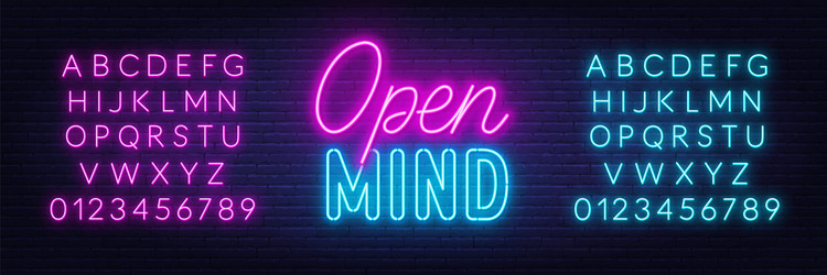 You matter neon lettering on brick wall background