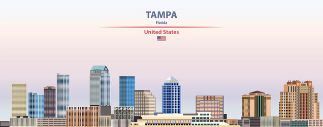 Tampa Skyline Vector Images (86)