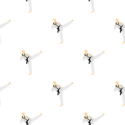 Wushu fighting style pattern simple Royalty Free Vector