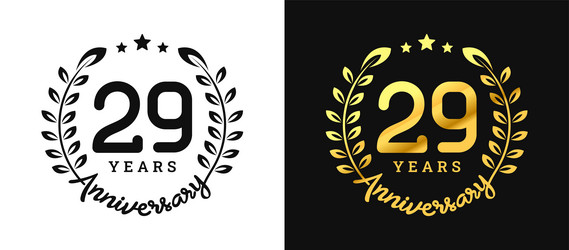 29th Anniversary Vector Images (over 290)