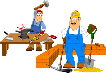 Two Workers Vector Images (over 7,100)