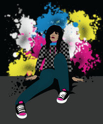 Emo Girl Background Vector Images (over 220)