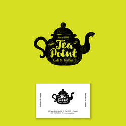 Tea logo Royalty Free Vector Image - VectorStock