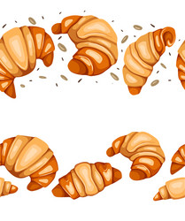 Croissant Royalty Free Vector Image - VectorStock