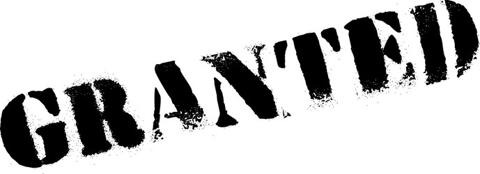 Granted rubber stamp Royalty Free Vector Image