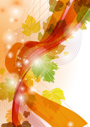 Abstract autumn background Royalty Free Vector Image