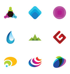 Icon & Logo Elements Collection Royalty Free Vector