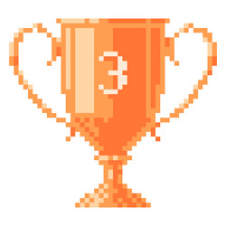 8 Bit Trophy Vector Images (over 230)