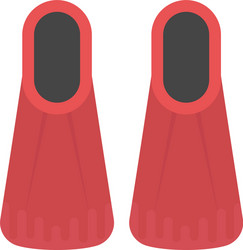Diving flipper Royalty Free Vector Image - VectorStock