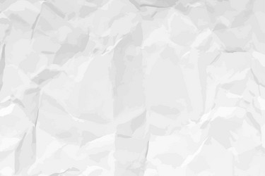 White lean crumpled paper Royalty Free Vector Image