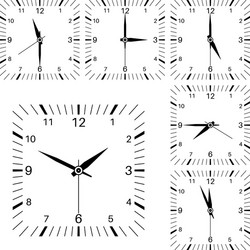 Square Clock Dial Vector Images (over 1,300)