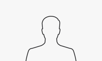 Portrait photo icon isolated on white background Vector Image
