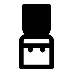 Machine for cooling water with refrigeration unit Vector Image