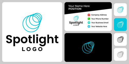 Spotlight icon logo Royalty Free Vector Image - VectorStock
