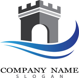 Castle symbol icon Royalty Free Vector Image - VectorStock