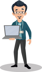 Banker Laptop Vector Images (over 200)