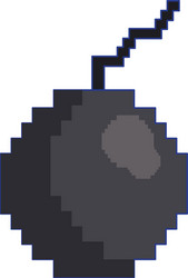 Pixel art bomb Royalty Free Vector Image - VectorStock
