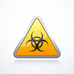 Biohazard sign isolated Royalty Free Vector Image