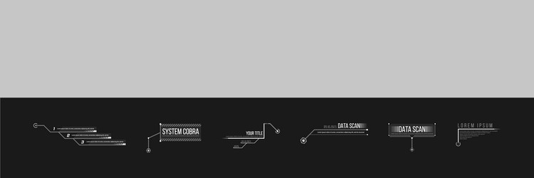 Callout headers infographics Royalty Free Vector Image