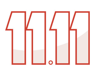 Number 11 Vector Images (over 2,300)