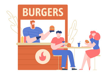Burger Stall Vector Images (over 820)