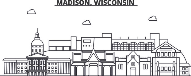 Madison Skyline Vector Images (85)