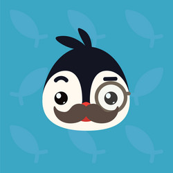 Smiley Penguin Emoticon Vector Images (62)