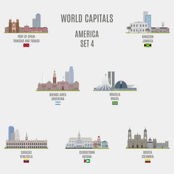 Kingston upon hull skyline and landmarks Vector Image