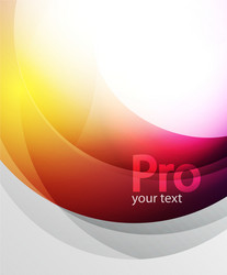 Abstract background swirl wave line template Vector Image