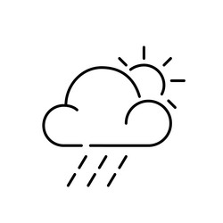 Hail heavy ice rain weather forecast pixel Vector Image