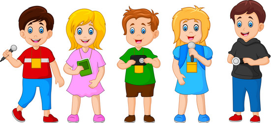 Kids Interview Clip Art