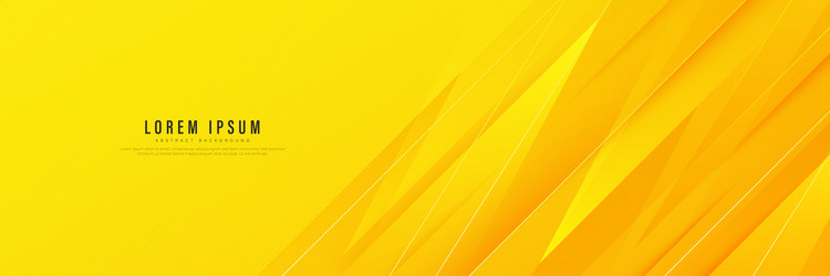 Abstract yellow gradient minimal background long Vector Image
