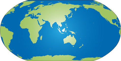 World Map in Robinson Projection with Vector Images (45)