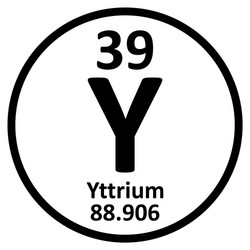 Periodic Table Element Yttrium Vector Images (41)