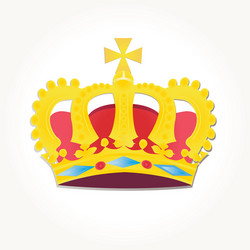 Sketch crown stick Royalty Free Vector Image - VectorStock