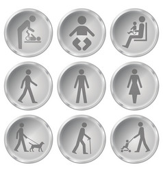 Signage people Royalty Free Vector Image - VectorStock