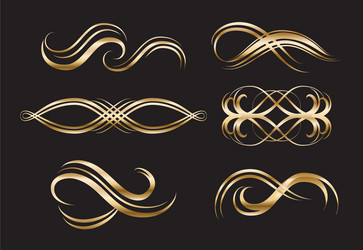 Gold Swirls Vector Images (over 62,000)