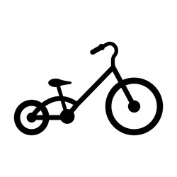 Kids bike icon Royalty Free Vector Image - VectorStock