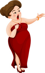 Opera singer Royalty Free Vector Image - VectorStock